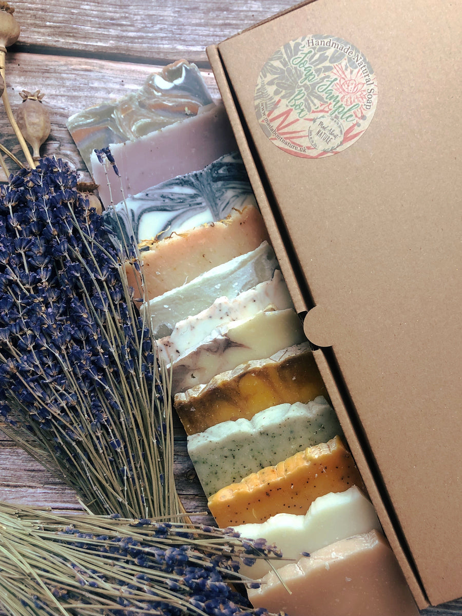 Sample selection of our natural soap range 12 slices (Wholesale)– Mad ...